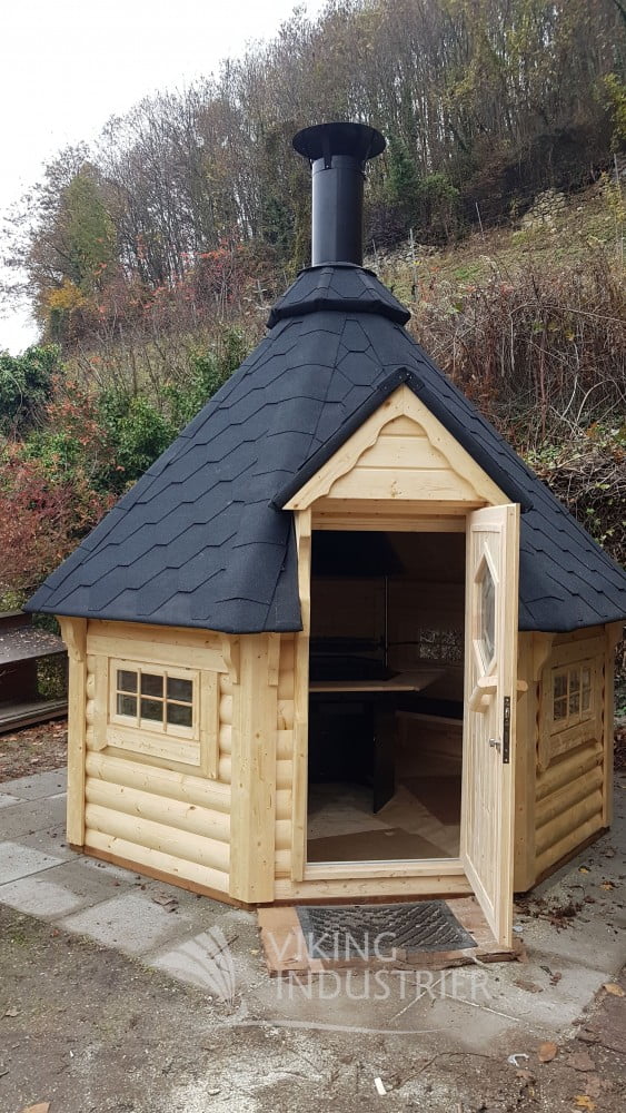 6.9 m sq BBQ Grill Hut | Longsight Home and Garden