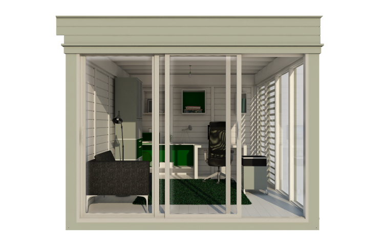 INSULATED OFFICE CUBE 3X4 | Longsight Home and Garden