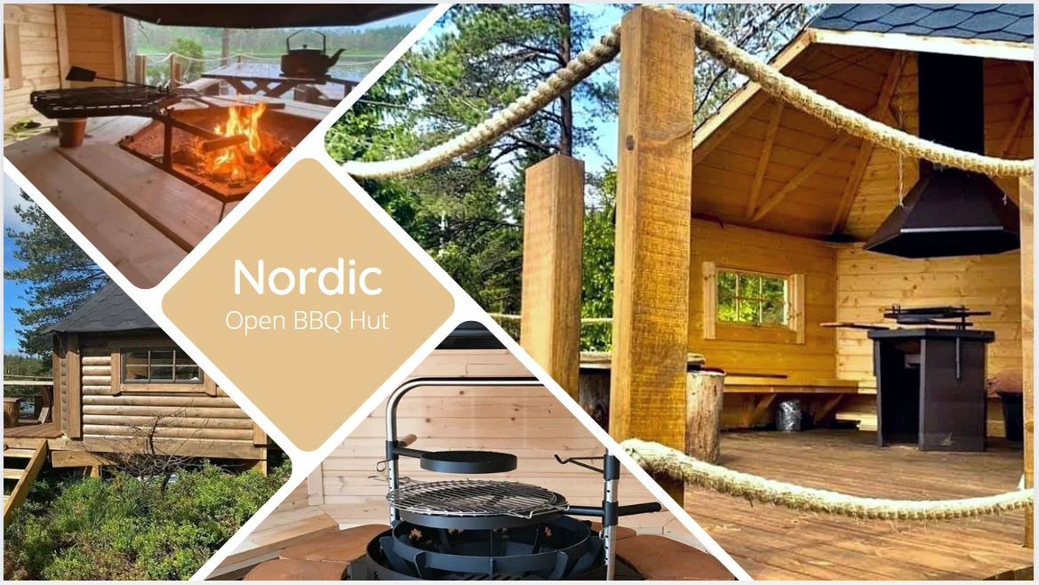 Nordic Open BBQ Hut | Longsight Home and Garden